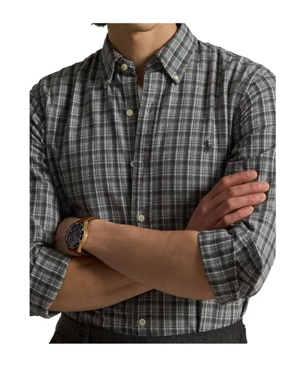 Polo Ralph Lauren Check Longsleeve Shirt - Grey