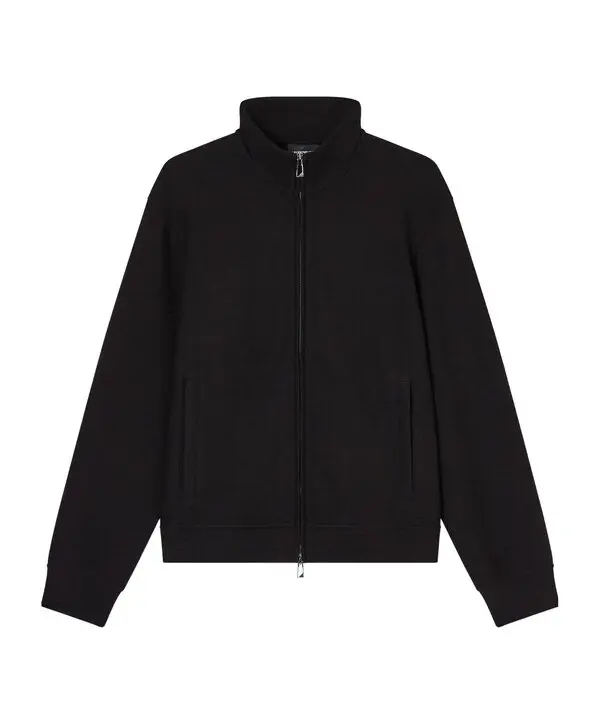 Emporio Armani Standcollar Fullzip Jacket - Black