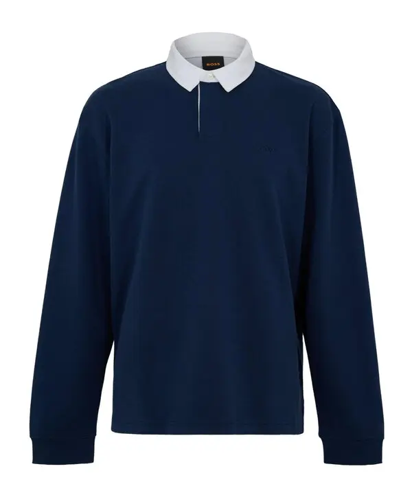 Hugo Boss Longsleeve Rugby Polo Shirt