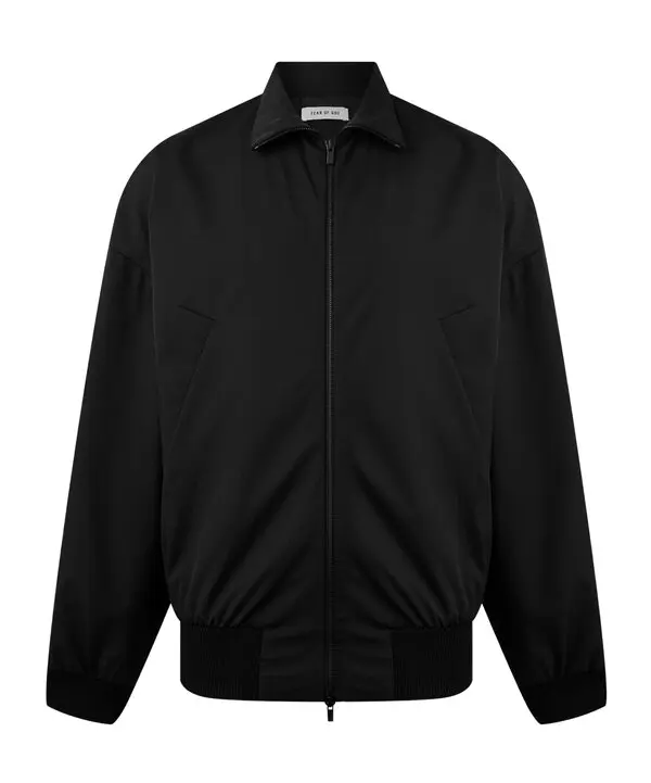 Fear Of God Collared Design With Fullzip Closure - Black