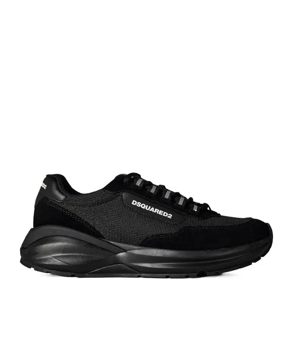 Dsquared2 Mesh And Suede Sneakers