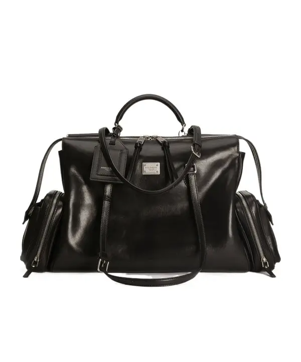 Dolce & Gabbana Dolce Gabbana Vittoria Logo Palque Bag - Black