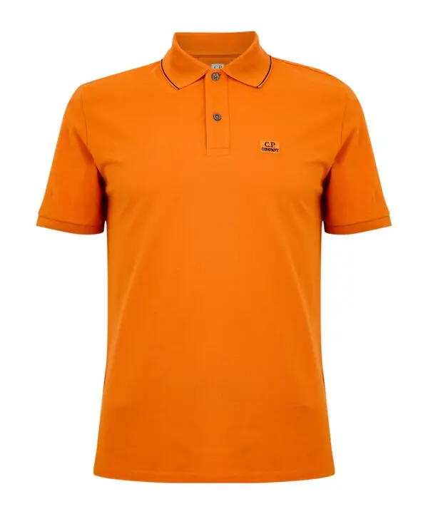 C.P. COMPANY Shortsleeve Polo Shirt - No
