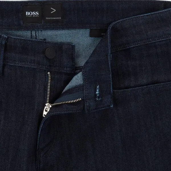 Hugo Boss Washed Straightleg Denim Trousers