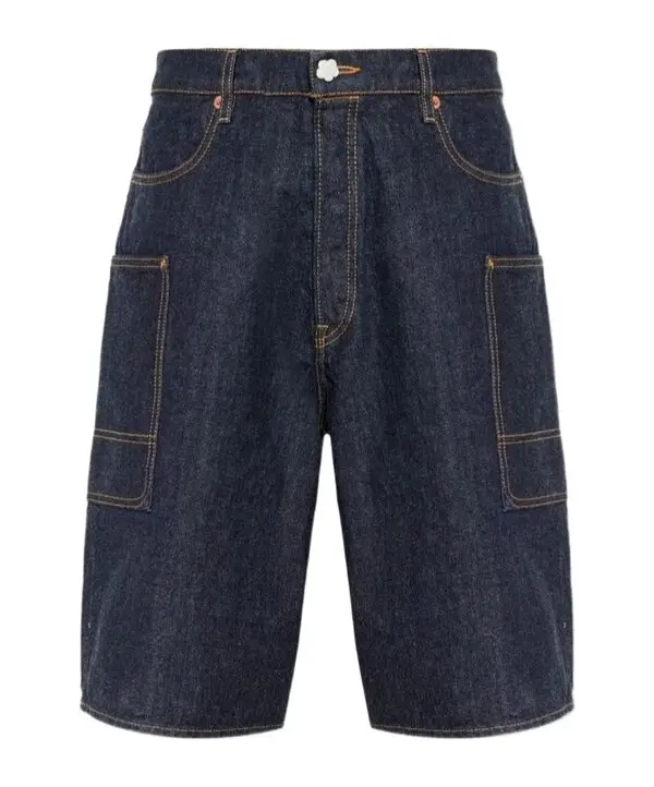 Kenzo Monkey Fit Short In Japanese Denim
