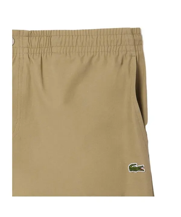 Lacoste Elastic Waistband With Button Fly, Short Length