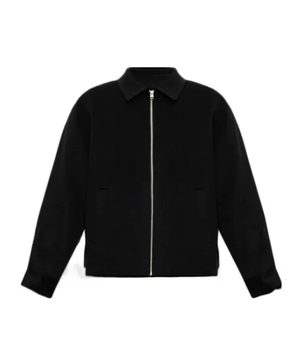 FRAME Classic Collar Zip-front Casual Jacket
