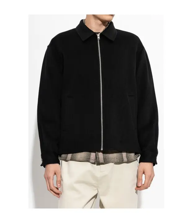 FRAME Classic Collar Zip-front Casual Jacket