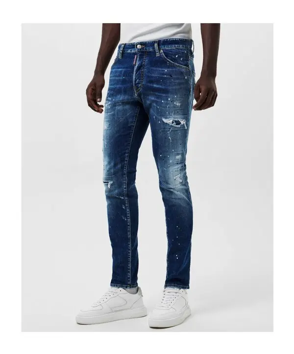 Dsquared2 Distressed Slimfit Jeans