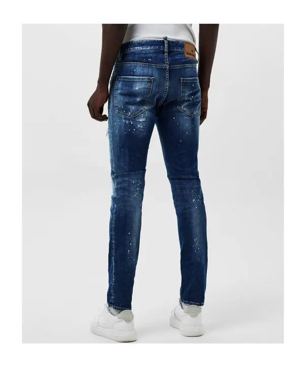 Dsquared2 Distressed Slimfit Jeans