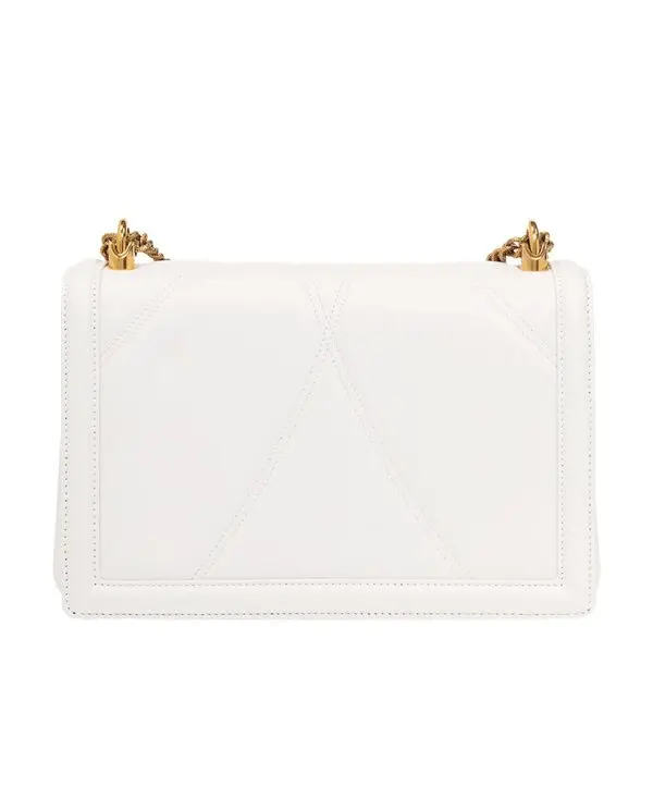 Dolce & Gabbana Dolce Gabbana Logo Plaque Devotion Shoulder Bag
