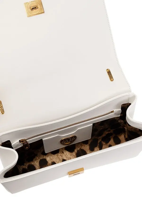 Dolce & Gabbana Dolce Gabbana Logo Plaque Devotion Shoulder Bag