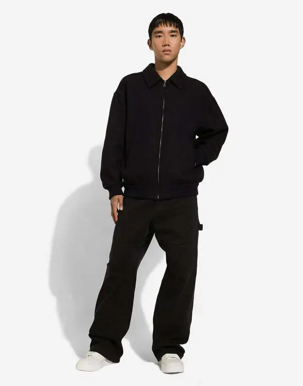 Dolce & Gabbana Dolce Gabbana Zipped Bomber Jacket