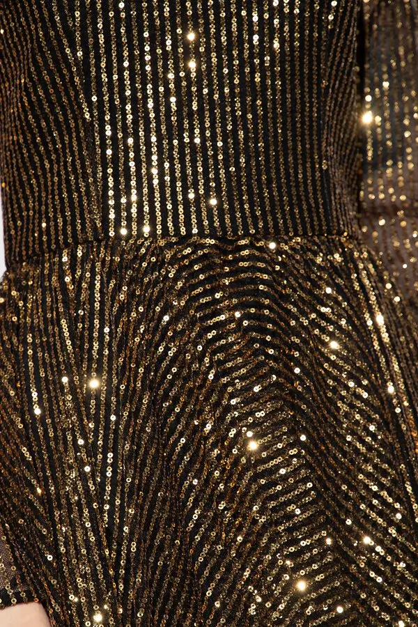 Dolce & Gabbana Dolce Gabbana Sequinned Flared Midi Dress