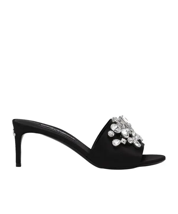Dolce & Gabbana 60mm Crystal-embellished Mules