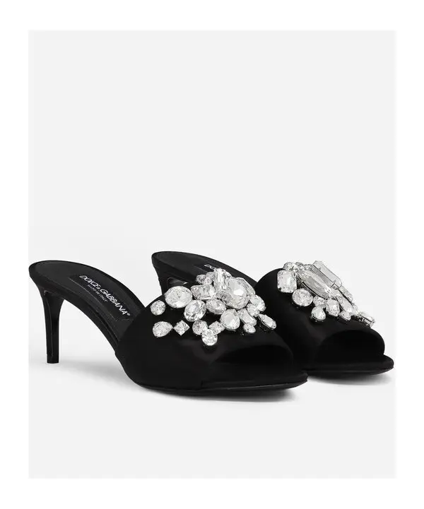 Dolce & Gabbana 60mm Crystal-embellished Mules