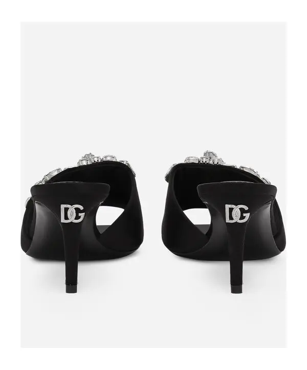 Dolce & Gabbana 60mm Crystal-embellished Mules