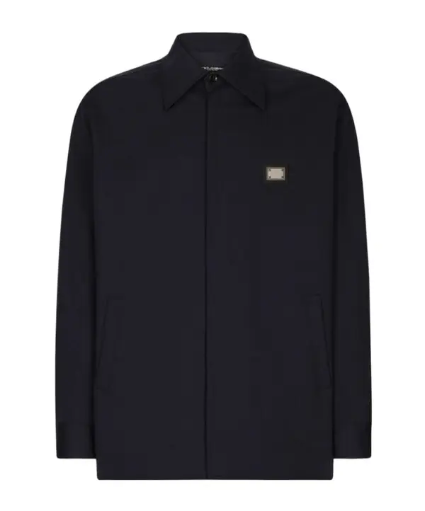 Dolce & Gabbana Logo-plaque Shirt Jacket