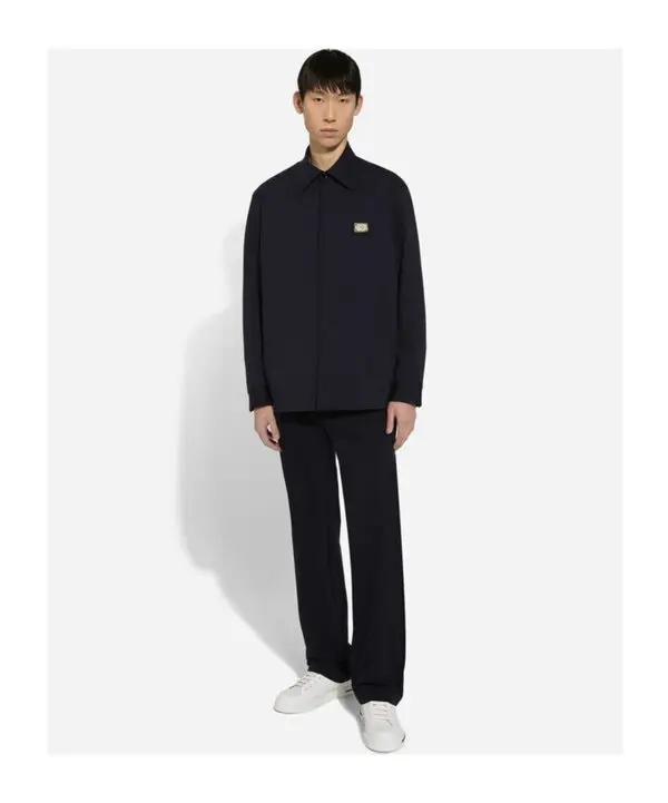 Dolce & Gabbana Logo-plaque Shirt Jacket