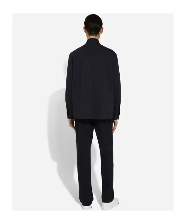 Dolce & Gabbana Logo-plaque Shirt Jacket