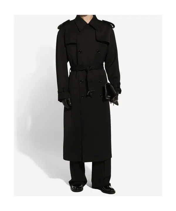 Dolce & Gabbana Dolce Gabbana Double Breasted Trench Coat