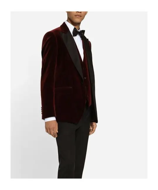 Dolce & Gabbana Dolce Gabbana Velvet Single-breasted Tuxedo Jacket