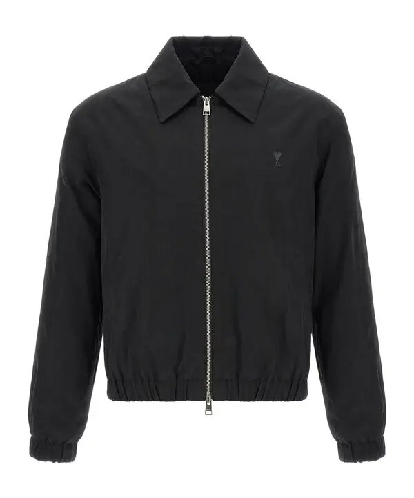 AMI Paris De Coeur Zip-up Jacket