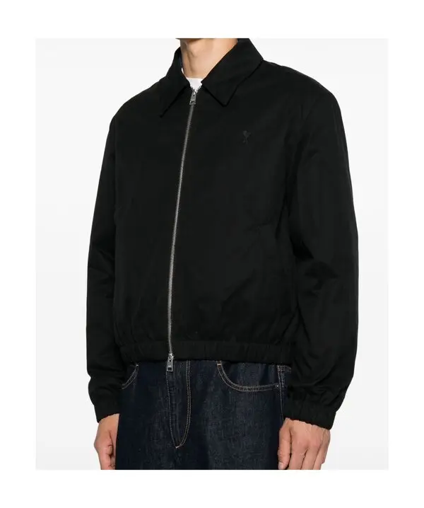 AMI Paris De Coeur Zip Up Jacket