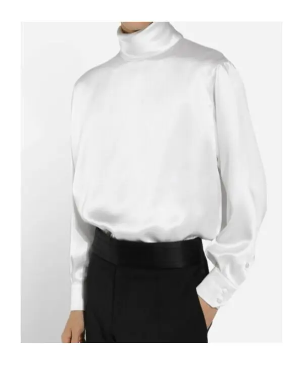 Dolce & Gabbana Dolce Gabbana Satin Turtleneck Shirt