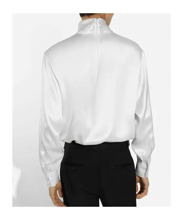 Dolce & Gabbana Dolce Gabbana Satin Turtleneck Shirt