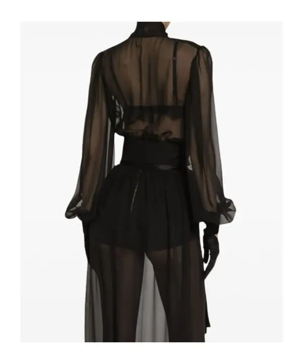 Dolce & Gabbana Dolce Gabbana Pussy-bow Chiffon Blouse