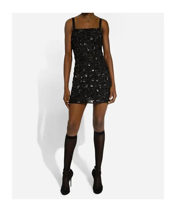 Dolce & Gabbana Sequined Short Dress