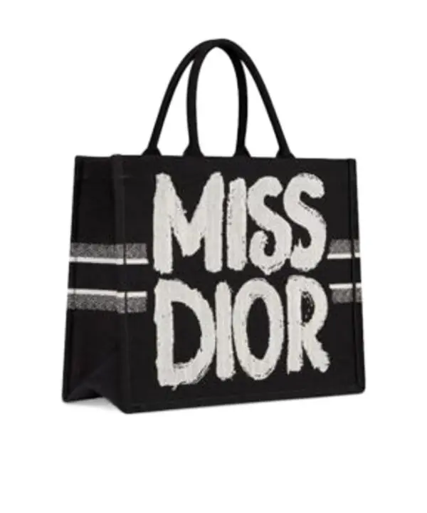 Dior Large Book Tote - Black