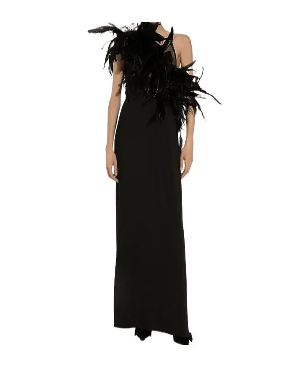 Dolce & Gabbana Dolce Gabbana One-shoulder Stretch Cady Dress