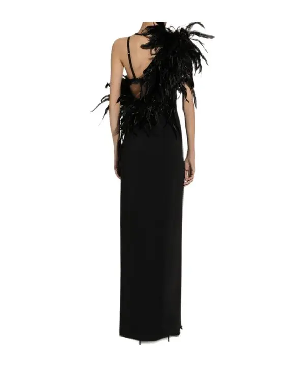 Dolce & Gabbana Dolce Gabbana One-shoulder Stretch Cady Dress
