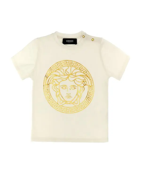 Versace Medusa Head Pattern T-shirt - White