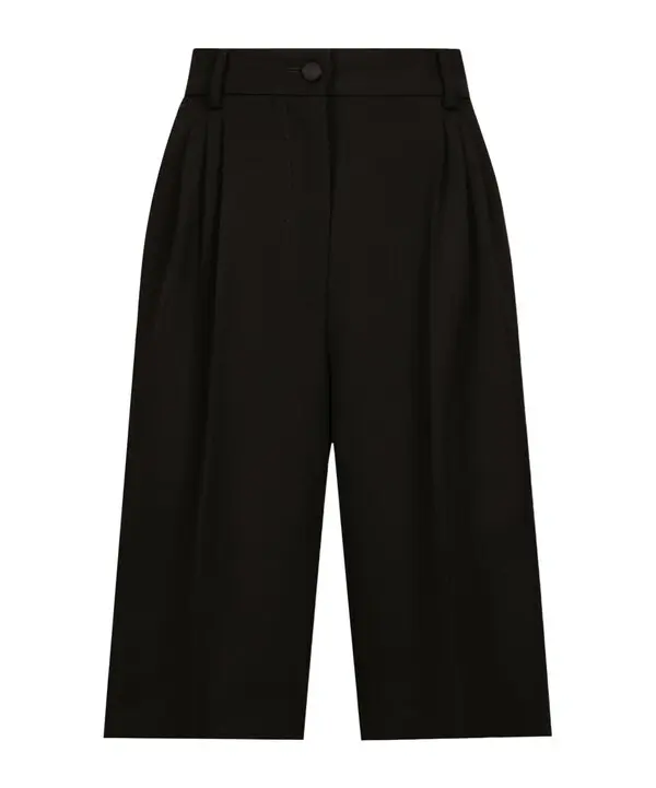 Dolce & Gabbana Dolce Gabbana Gabardine Tuxedo Bermuda Shorts
