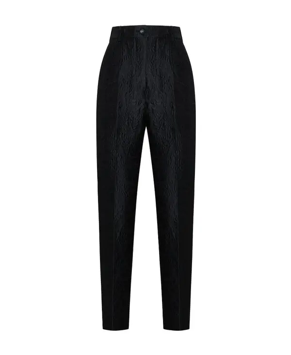 Dolce & Gabbana Dolce Gabbana Floral Jacquard Tailored Pants