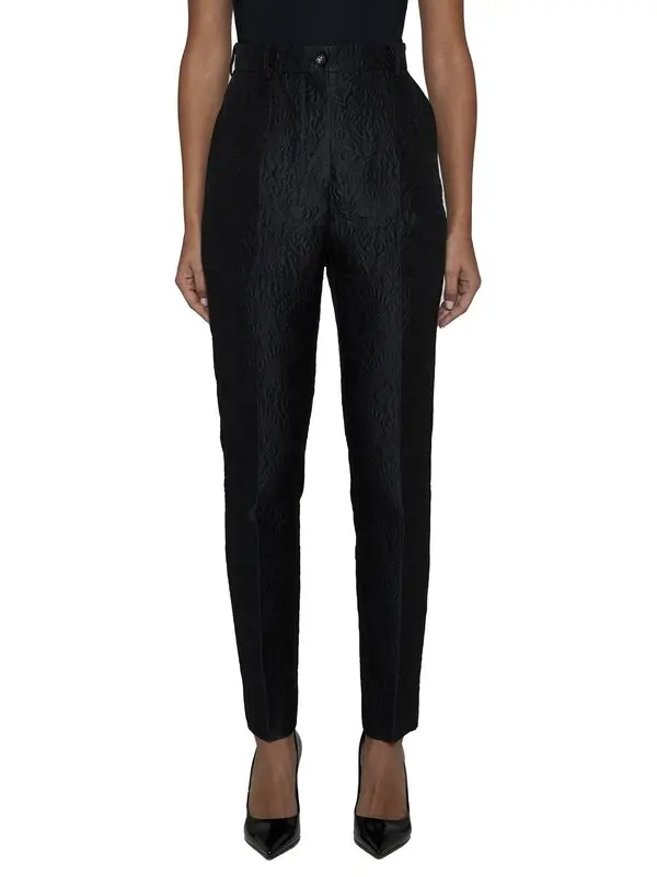 Dolce & Gabbana Dolce Gabbana Floral Jacquard Tailored Pants