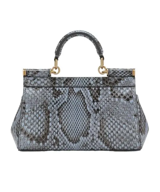 Dolce & Gabbana Dolce Gabbana Small Logo Plaque Embossed Sicily Handbag