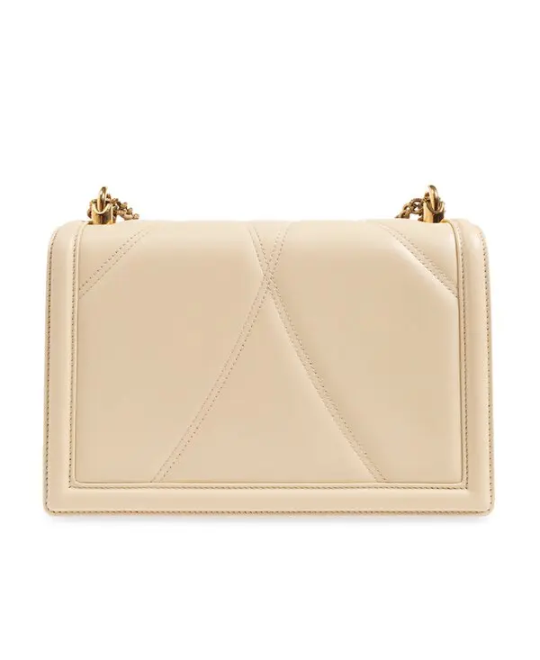 Dolce & Gabbana Dolce Gabbana Logo Plaque Devotion Shoulder Bag