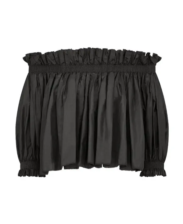 Dior Off-the-shoulder Smocked Top