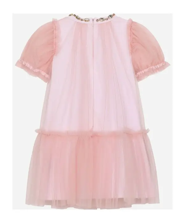 Dolce & Gabbana Tulle Rhinestone-embellished Dress