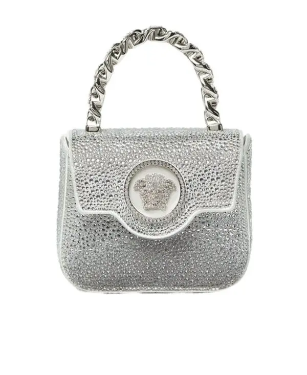 Versace La Medusa Embellished Mini Tote Bag