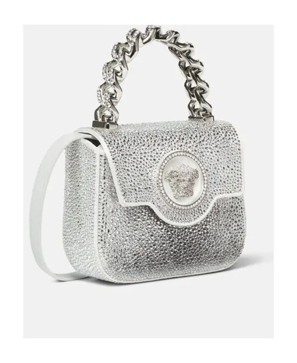 Versace La Medusa Embellished Mini Tote Bag