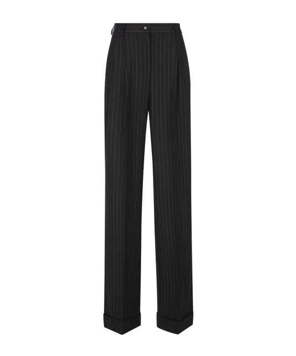 Dolce & Gabbana Stripe Pattern Casual Pants