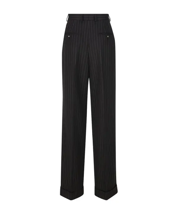 Dolce & Gabbana Stripe Pattern Casual Pants