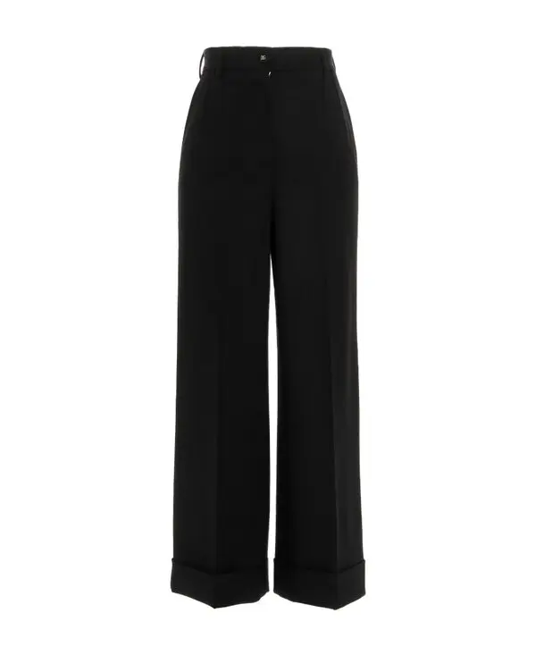 Dolce & Gabbana High-waisted Cropped Trousers