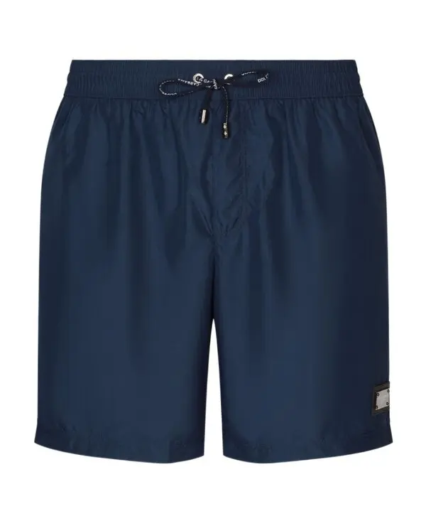 Dolce & Gabbana Logo-plaque Swim Shorts