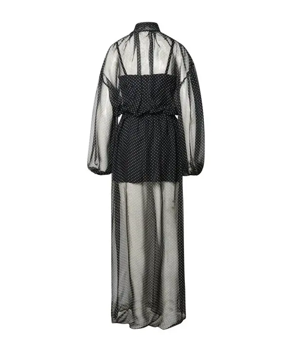 Dolce & Gabbana Polka-dot Print Maxi Dress